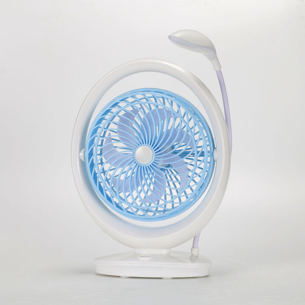 Portable Chargeable Mini Electric Fan With LED Light Lamp – Care Me