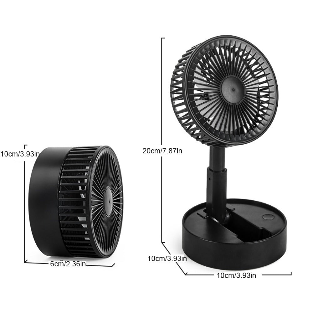 3 Speeds Adjustable Portable Folding Fan – Care Me